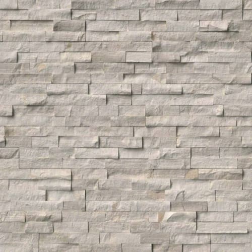 Rockmount Stacked Stone Collection White Oak Splitface By Msi In Bethel